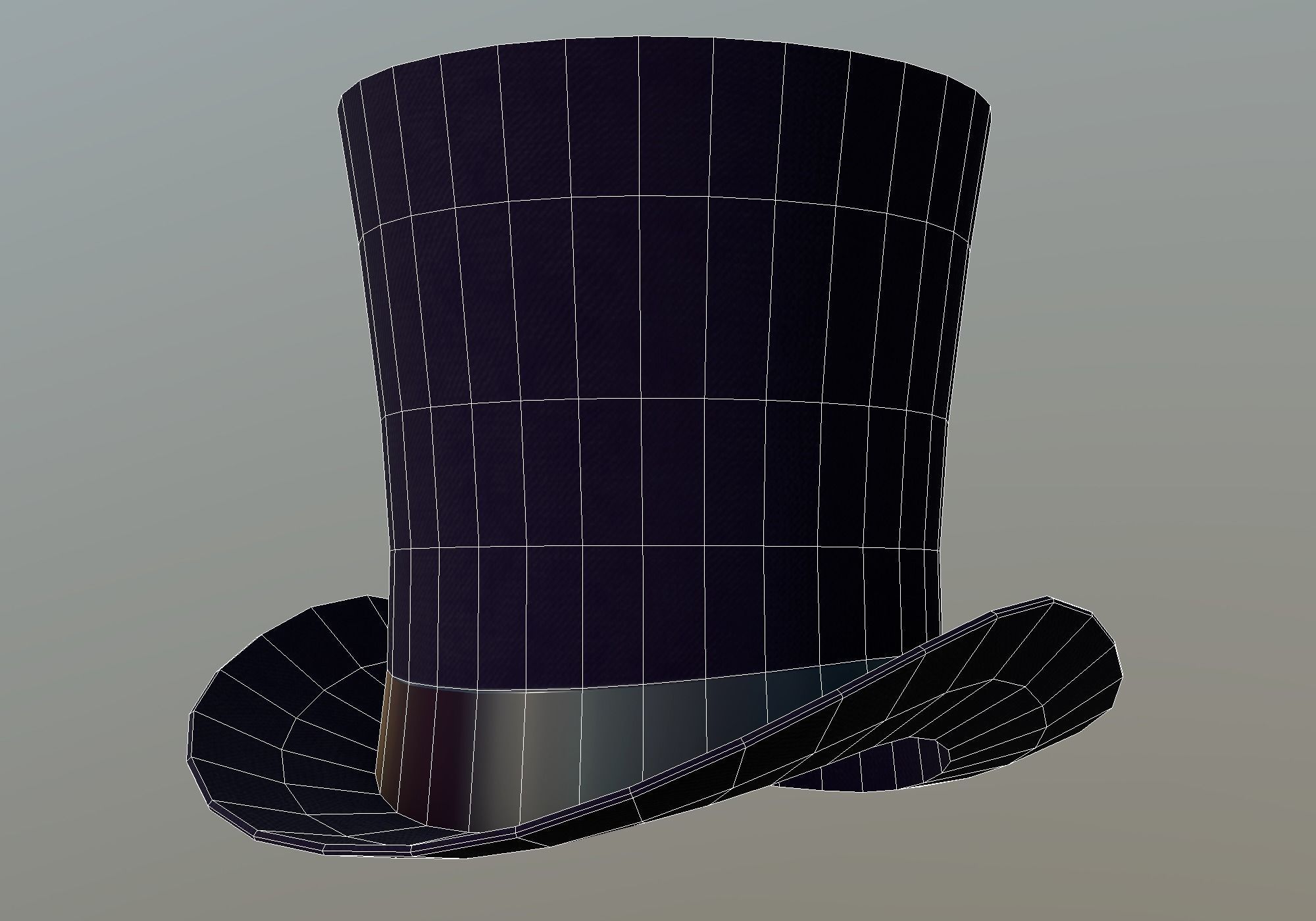 3D model Top Hat VR / AR / low-poly | CGTrader