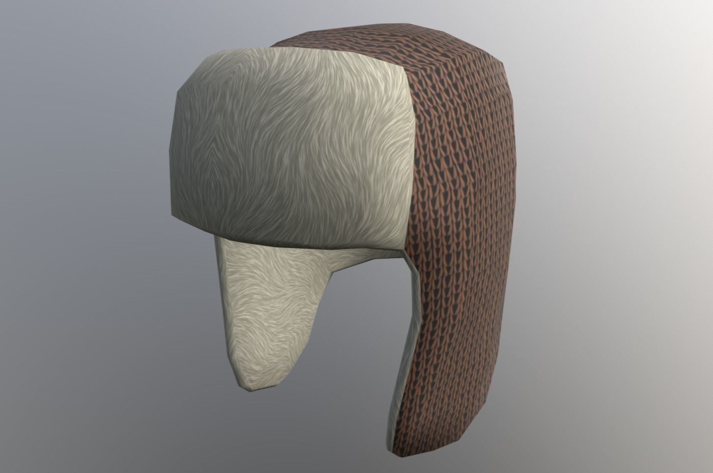 3D model Ushanka VR / AR / low-poly | CGTrader