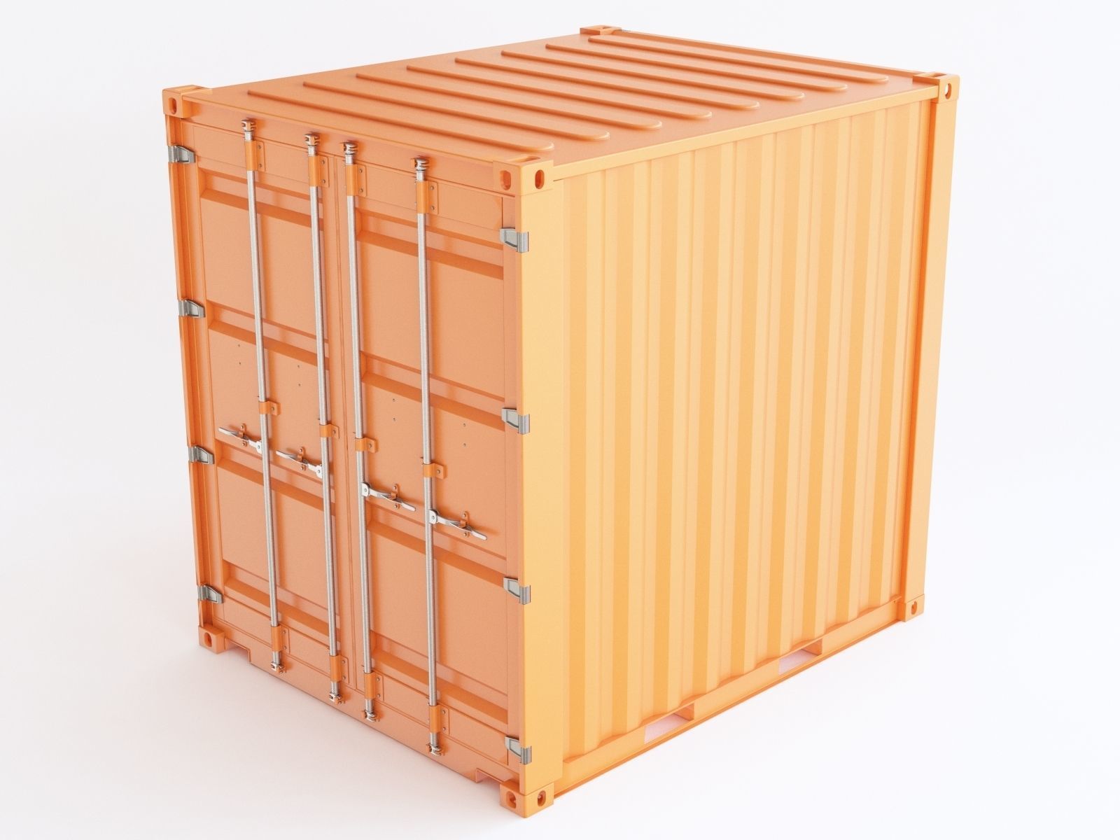 Container 10ft 01 3D model | CGTrader
