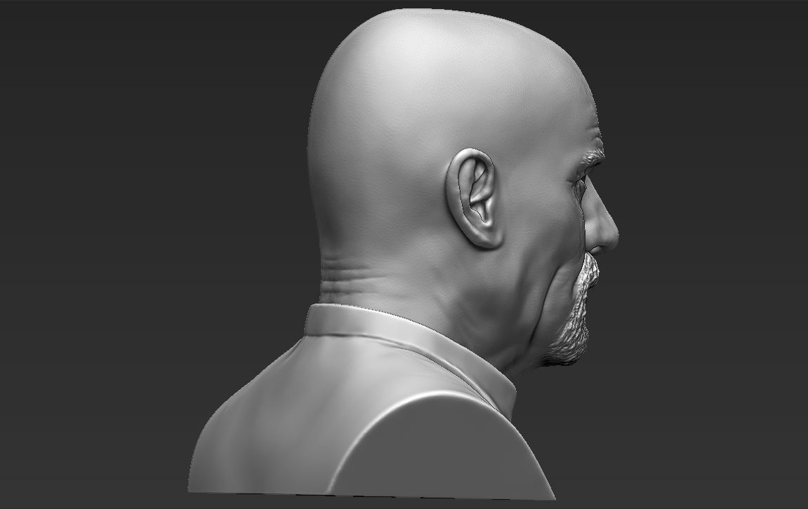 Walter White Breaking Bad bust 3D printing ready stl obj formats 3D ...