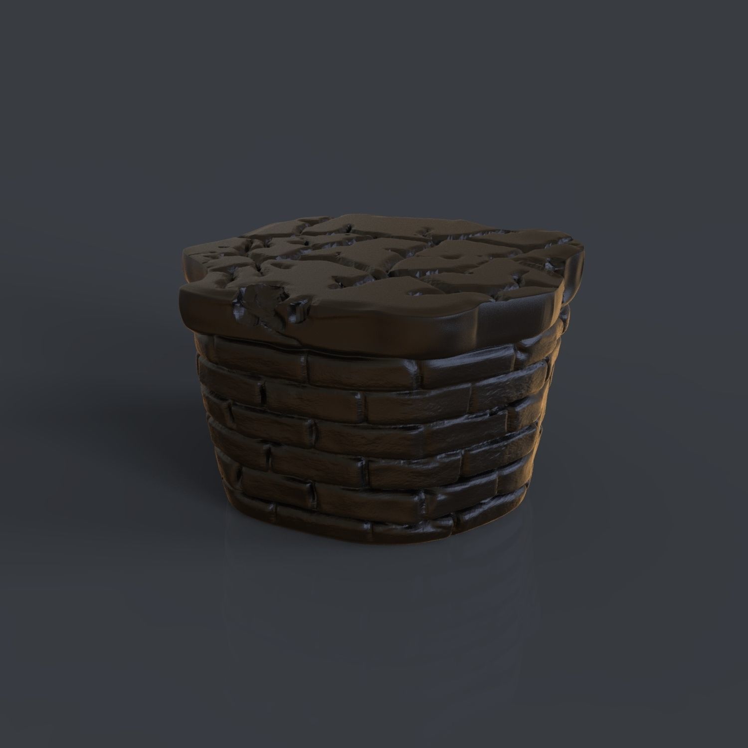 BRICK WALL PLATFORM free 3D model 3D printable | CGTrader