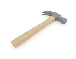 3D model Small Hammer VR / AR / low-poly OBJ 3DS FBX BLEND DAE ...