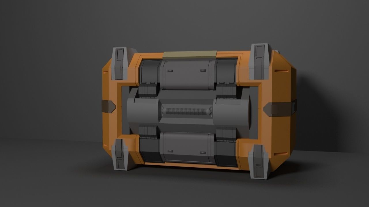 Hard Surface Model Box 3D model | CGTrader