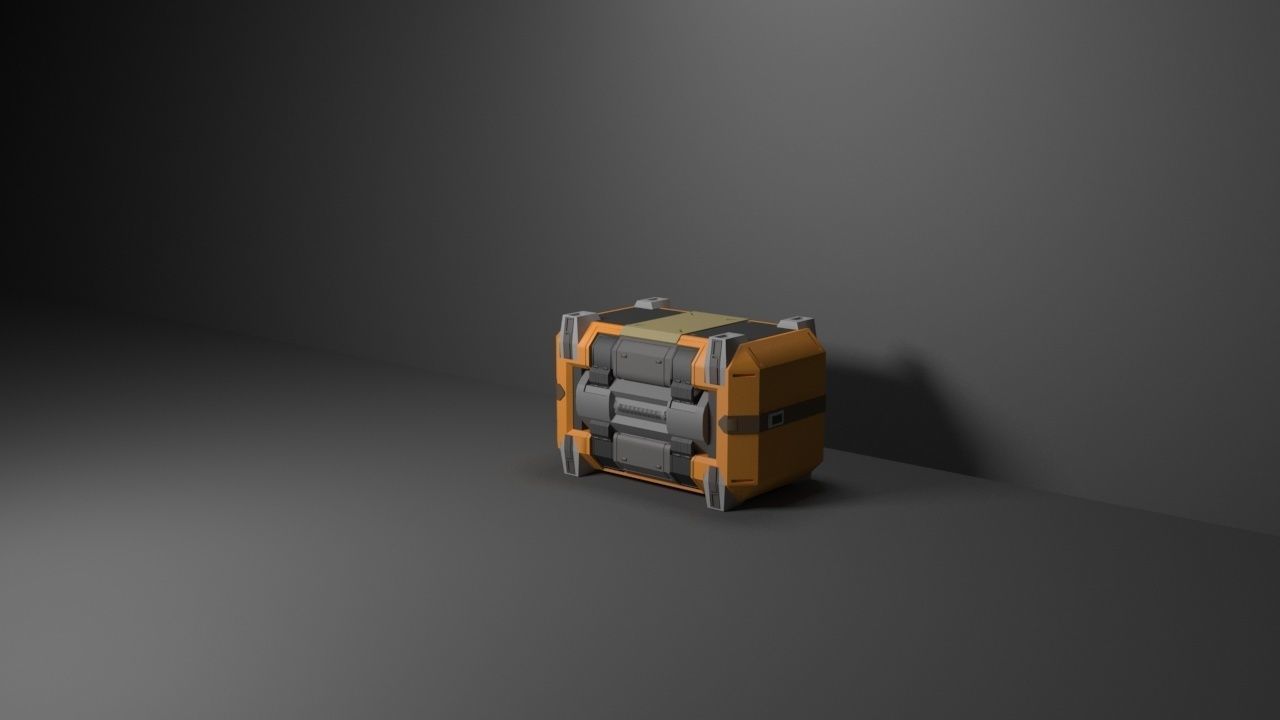 Hard Surface Model Box 3D model | CGTrader