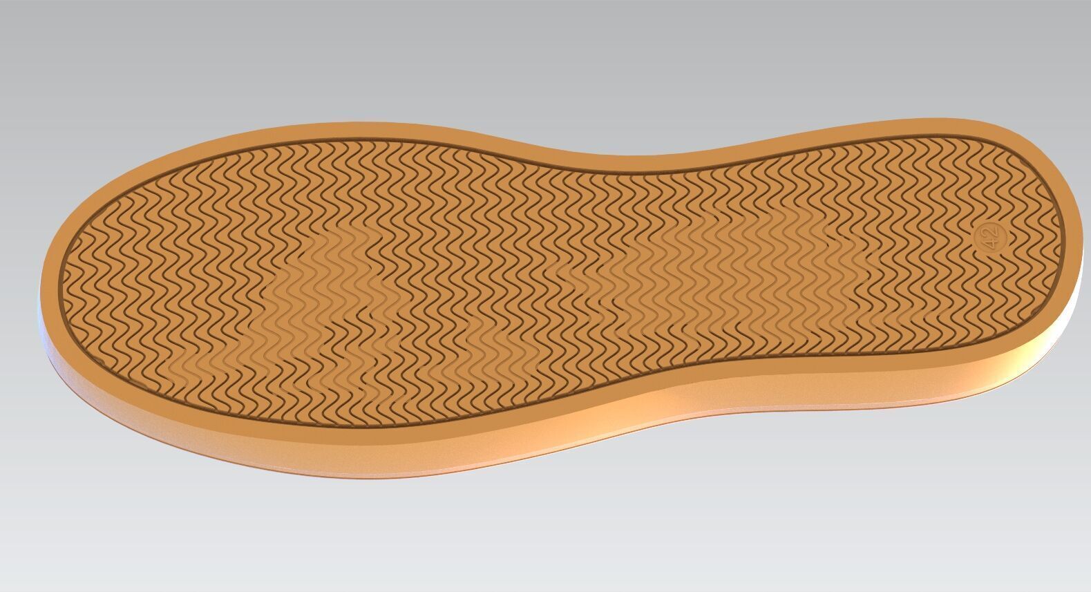 shoe sole 3D model 3D printable | CGTrader