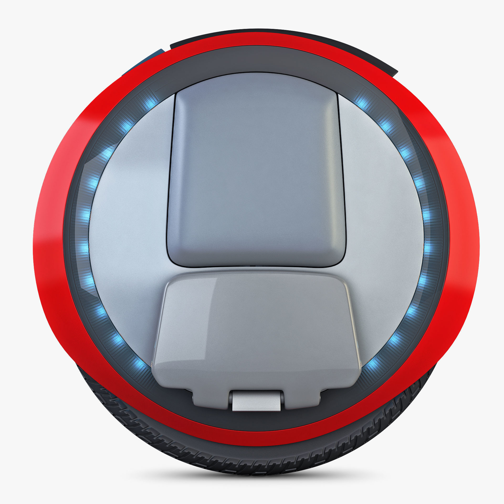 Ninebot One red 3D model | CGTrader