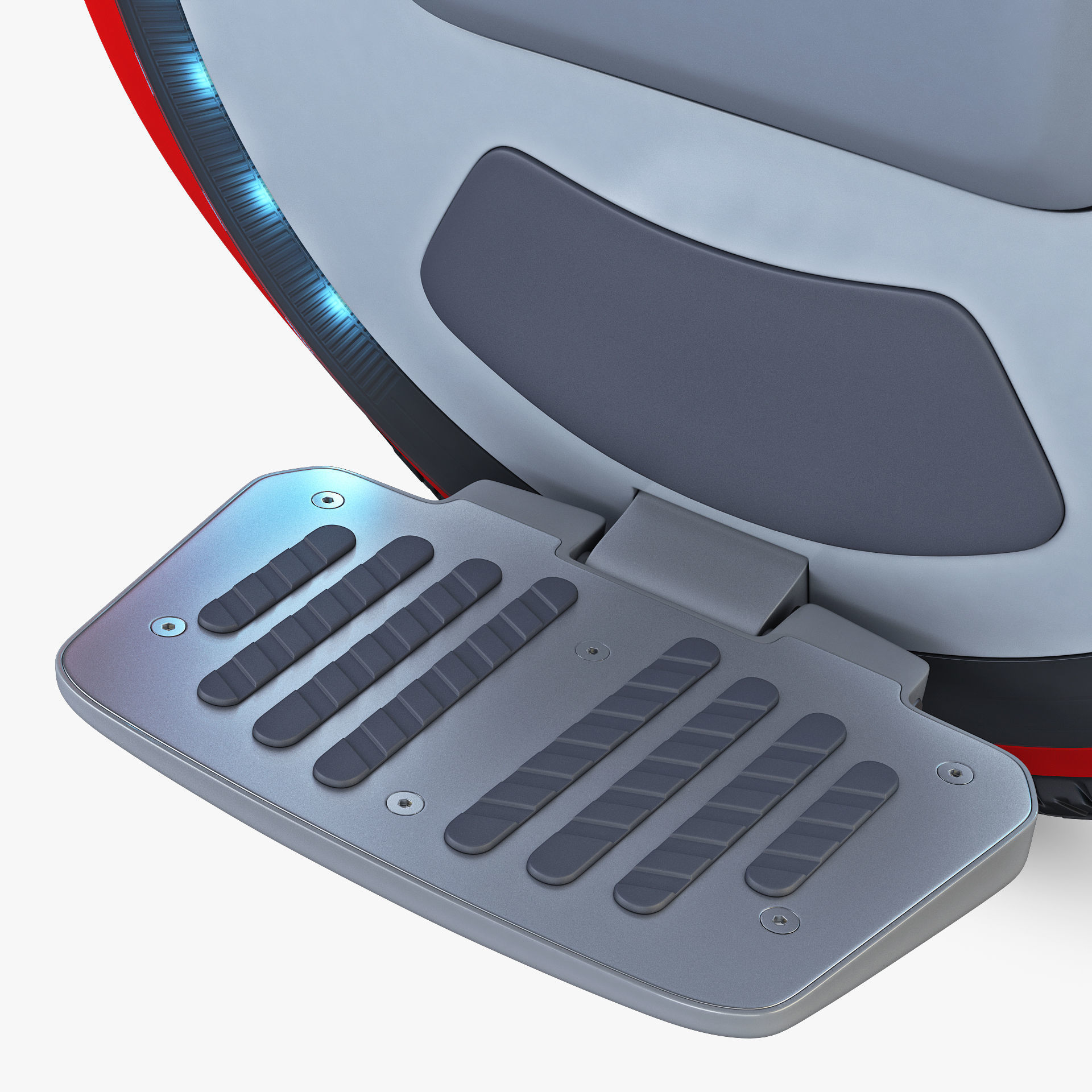 Ninebot One red 3D model | CGTrader