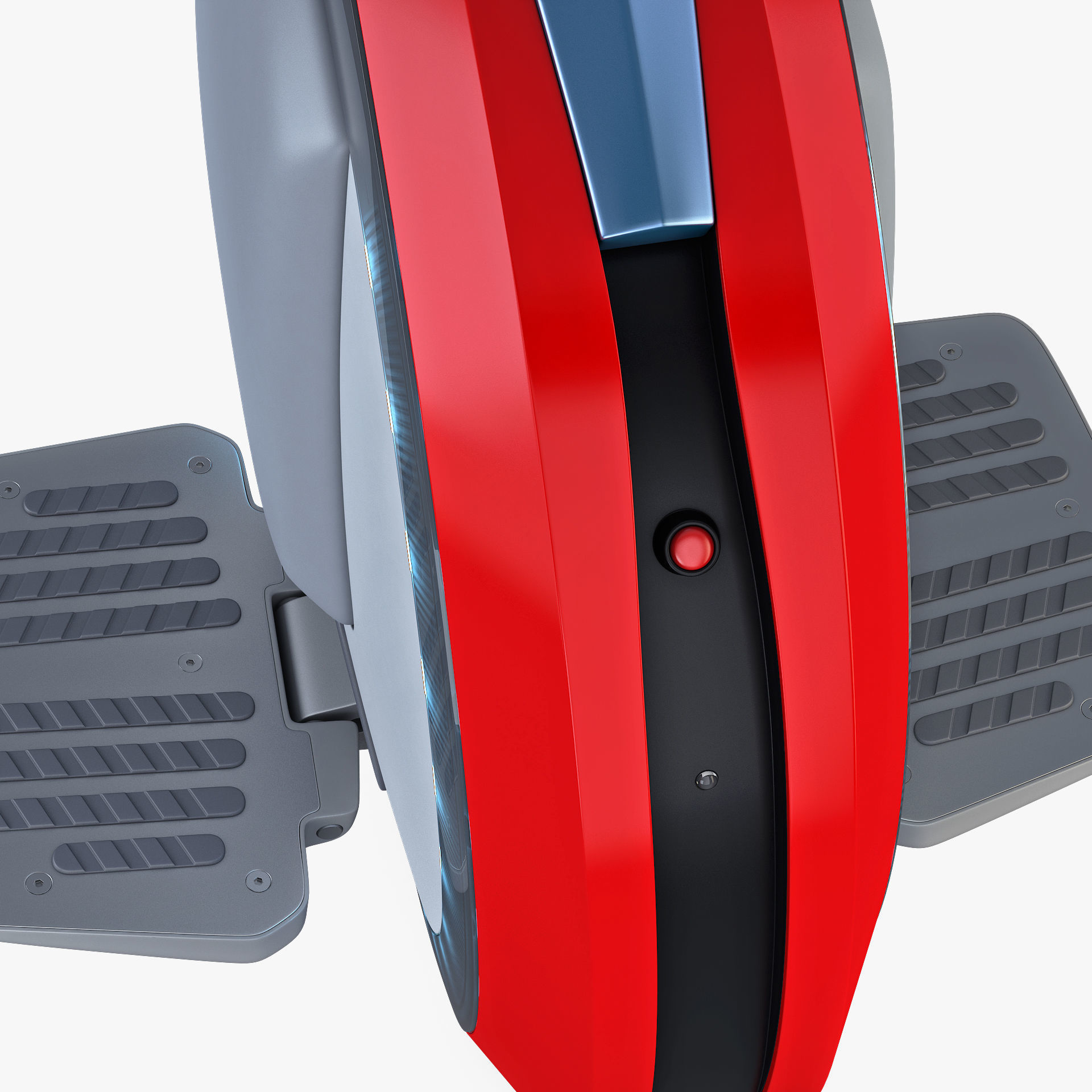 Ninebot One red 3D model | CGTrader