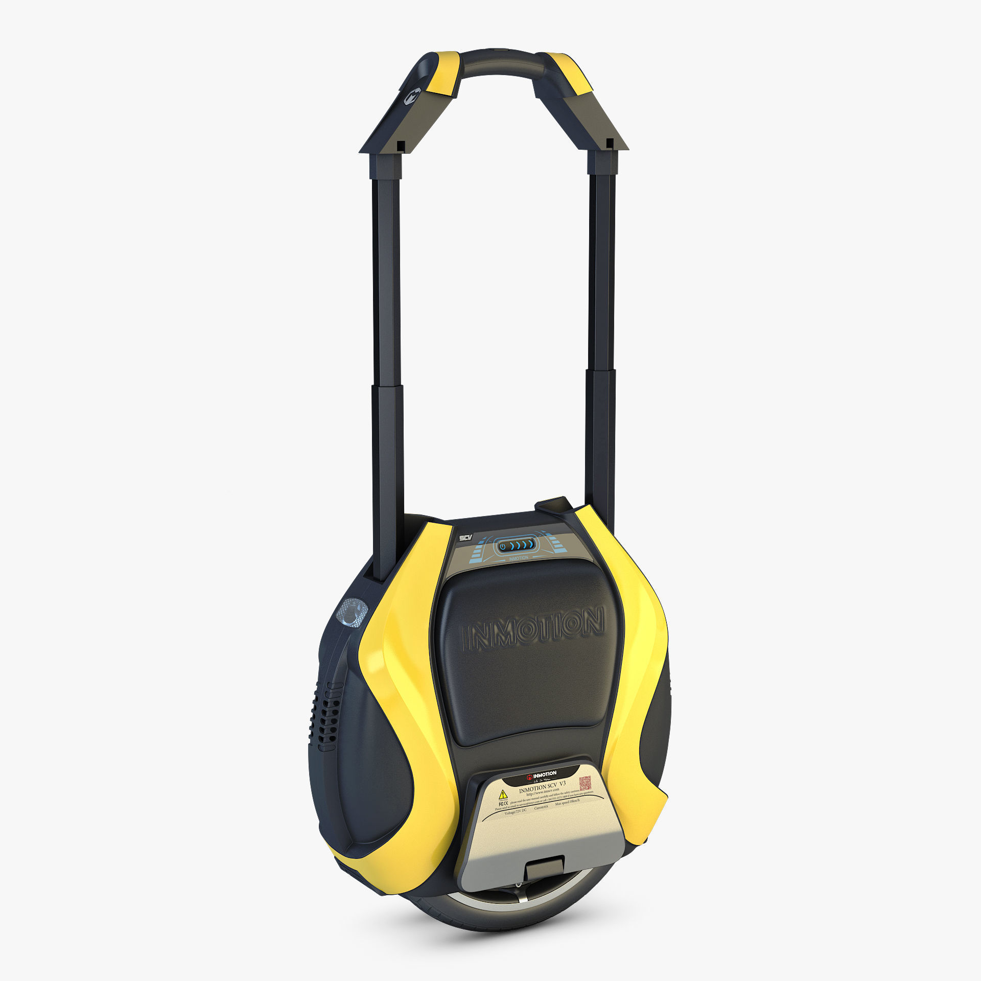 Inmotion V3 Pro yellow 3D model | CGTrader