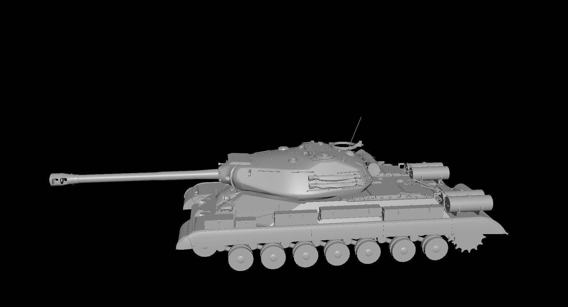 3D model R90 IS4M Tank VR / AR / low-poly | CGTrader