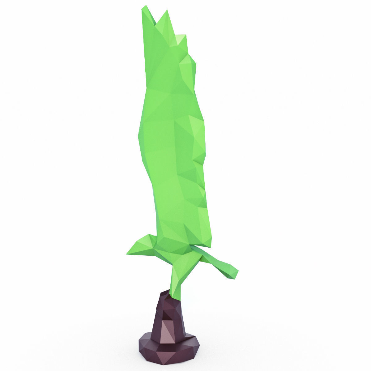 3D model Hawk Figure Low Poly VR / AR / low-poly | CGTrader