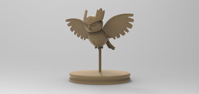 Pokemon NOCTOWL Figurine 3D model 3D printable | CGTrader