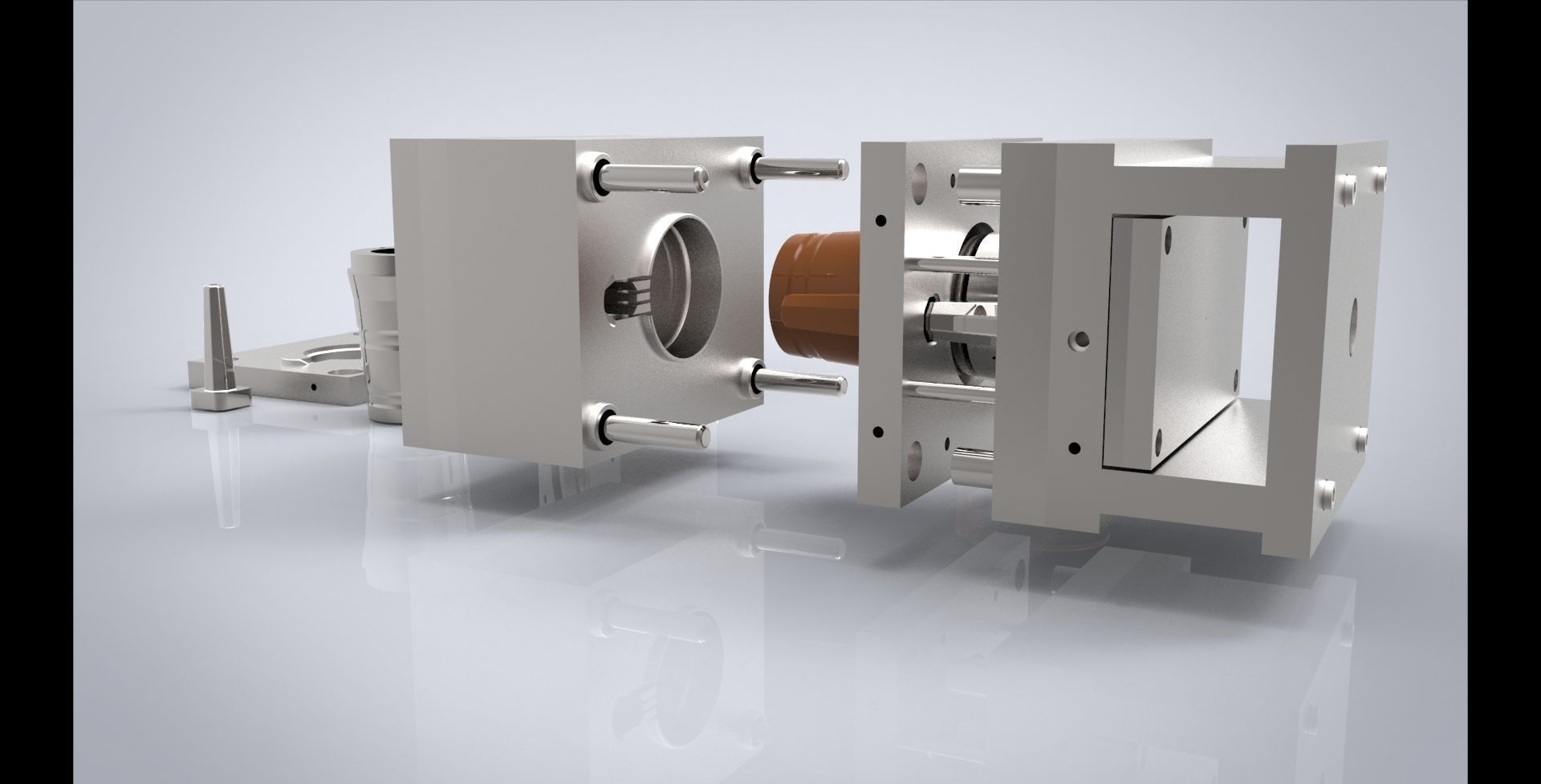 1 Liter Cup Injection Mold 3D model | CGTrader