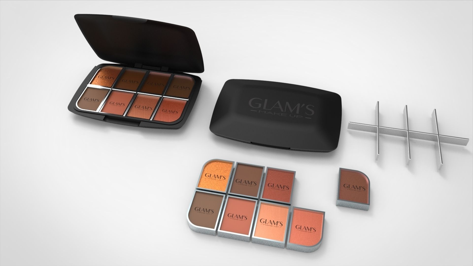 Glams Makeup free 3D model | CGTrader