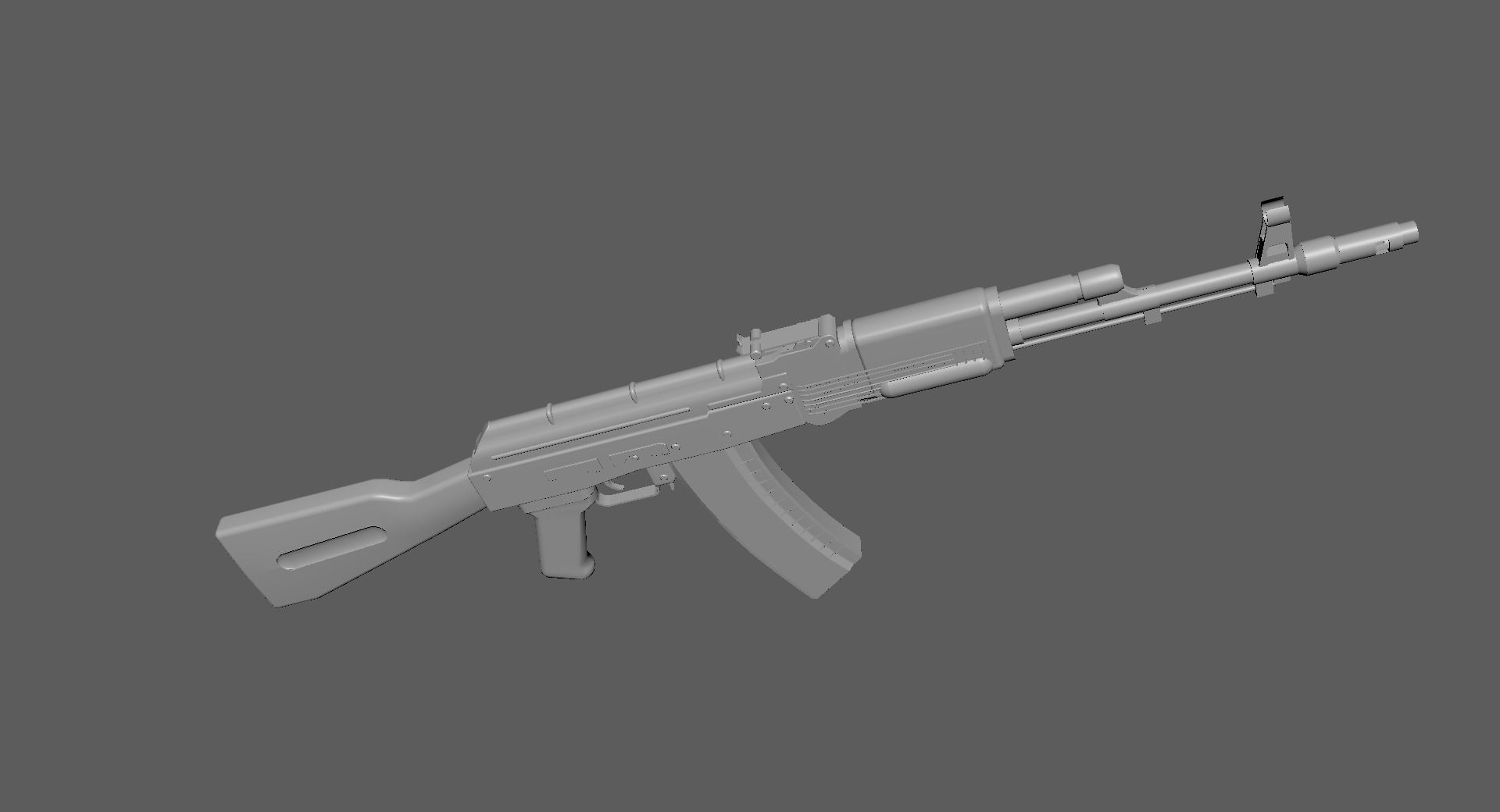 AK 47 Model 3D model | CGTrader