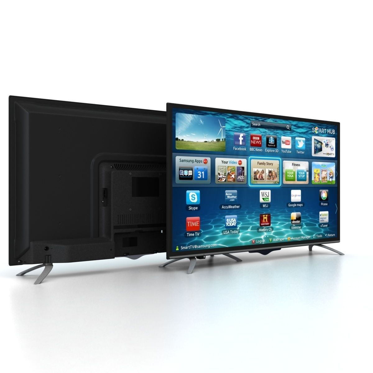 3D model LED Tv VR / AR / low-poly | CGTrader