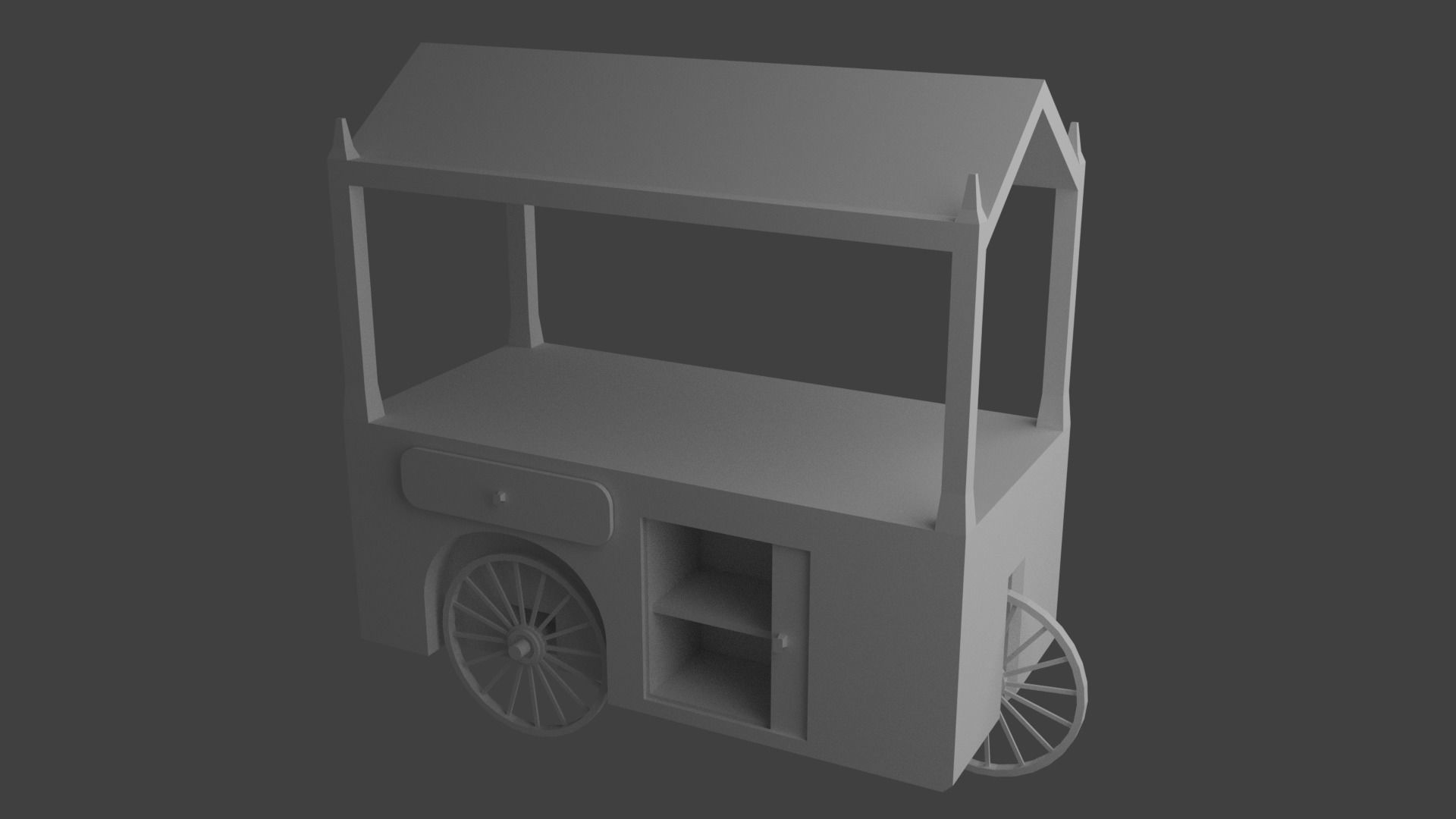 3D model Peddler Carts VR / AR / low-poly | CGTrader
