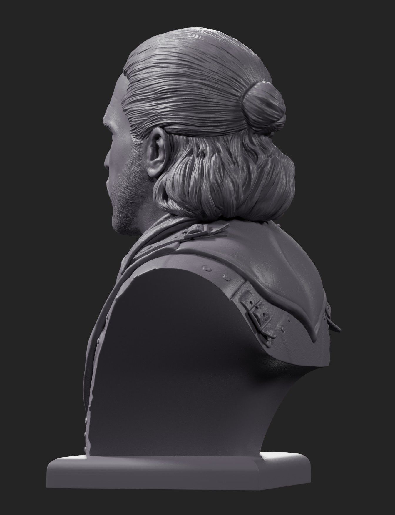 Jon Snow bust 2 3D model 3D printable | CGTrader