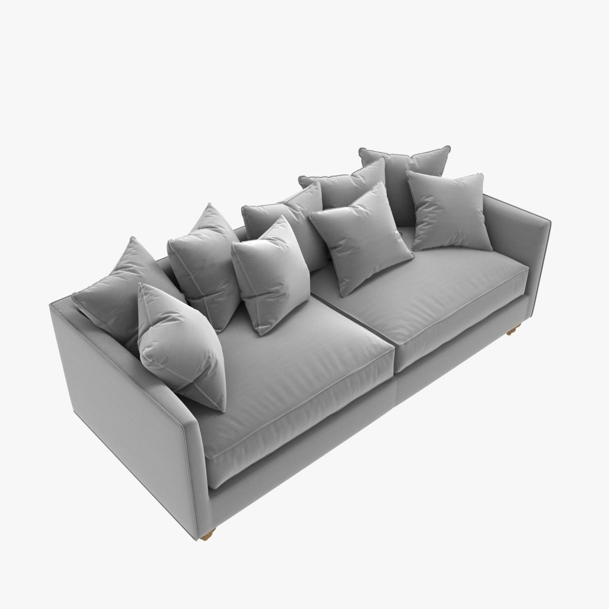Custom made straight and corner sofas 3D model | CGTrader