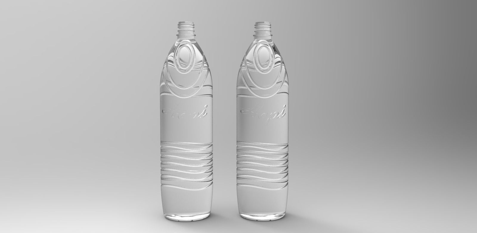 Water Bottle free 3D model | CGTrader