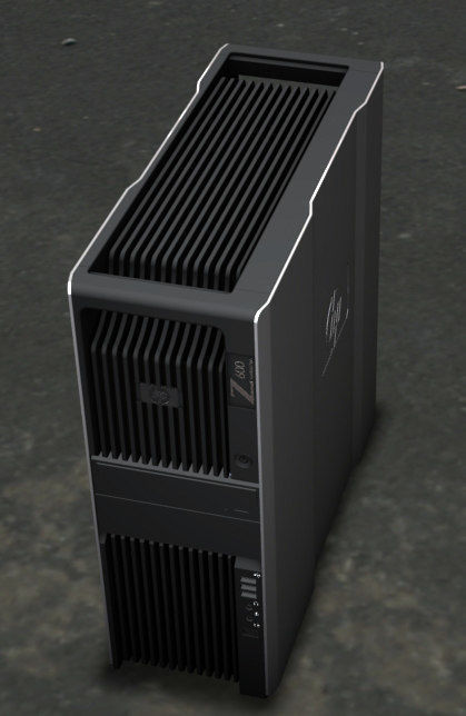 hp workstation 3D model | CGTrader