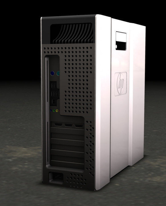 hp workstation 3D model | CGTrader