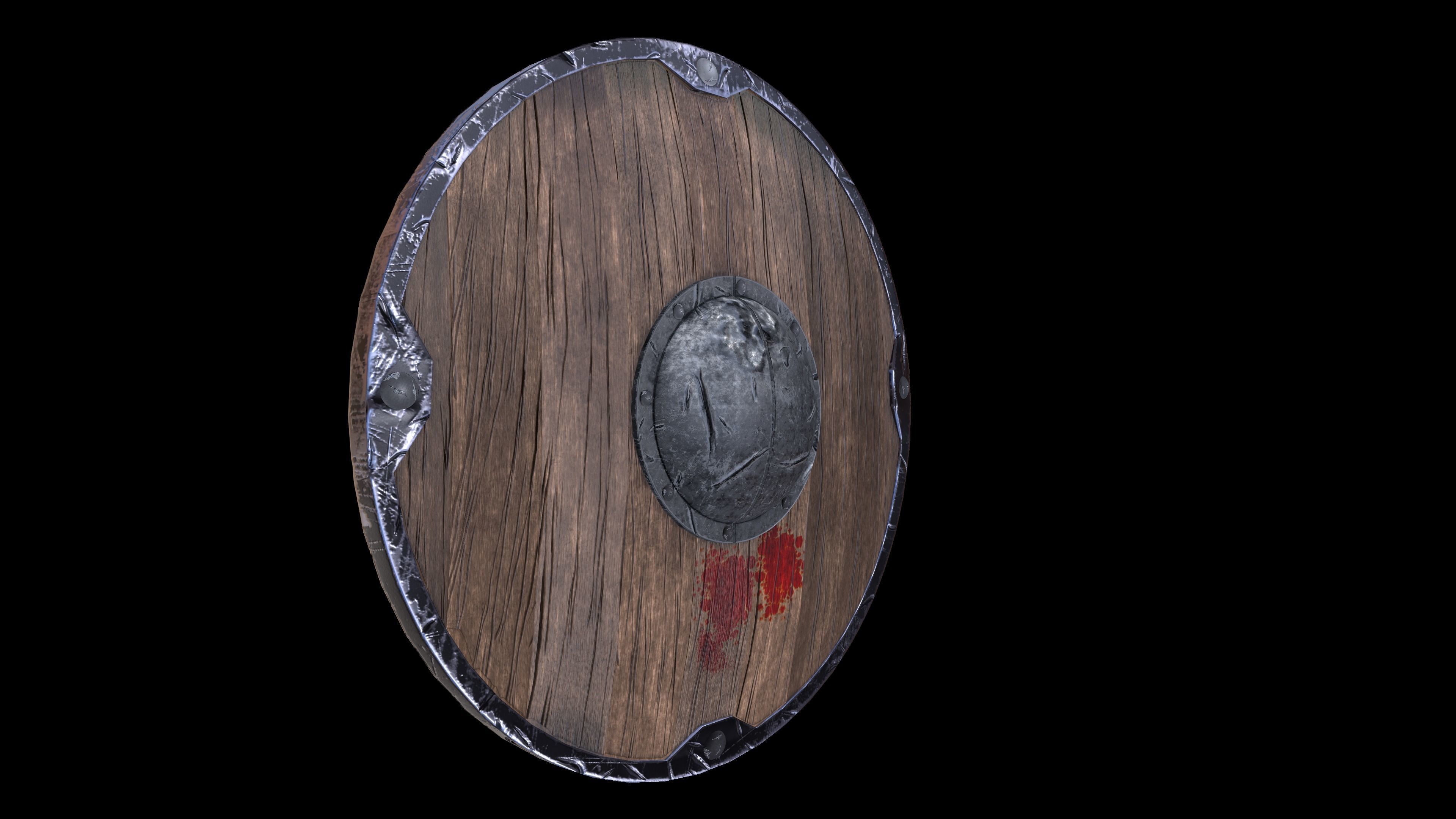 Round Shield 3D model | CGTrader