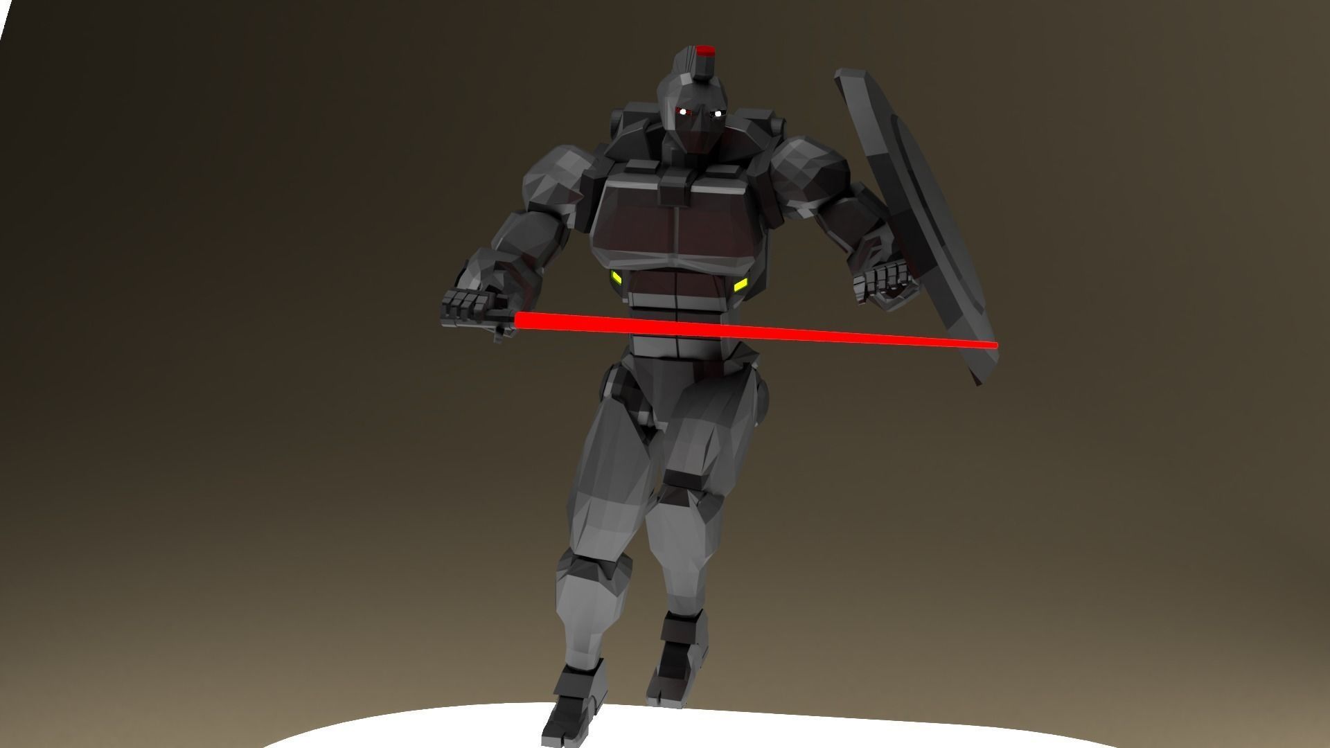 3D model Spartan Class Mech Unit-01 Sator VR / AR / low-poly rigged ...