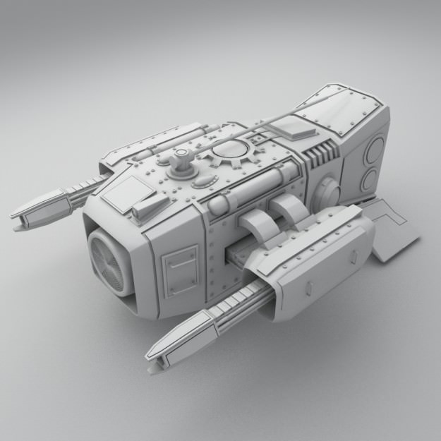 medium sentry drone 3D model | CGTrader