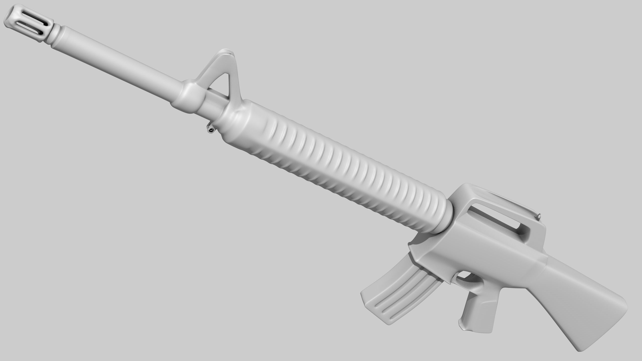 3D model M16A3 ar - rifle VR / AR / low-poly | CGTrader