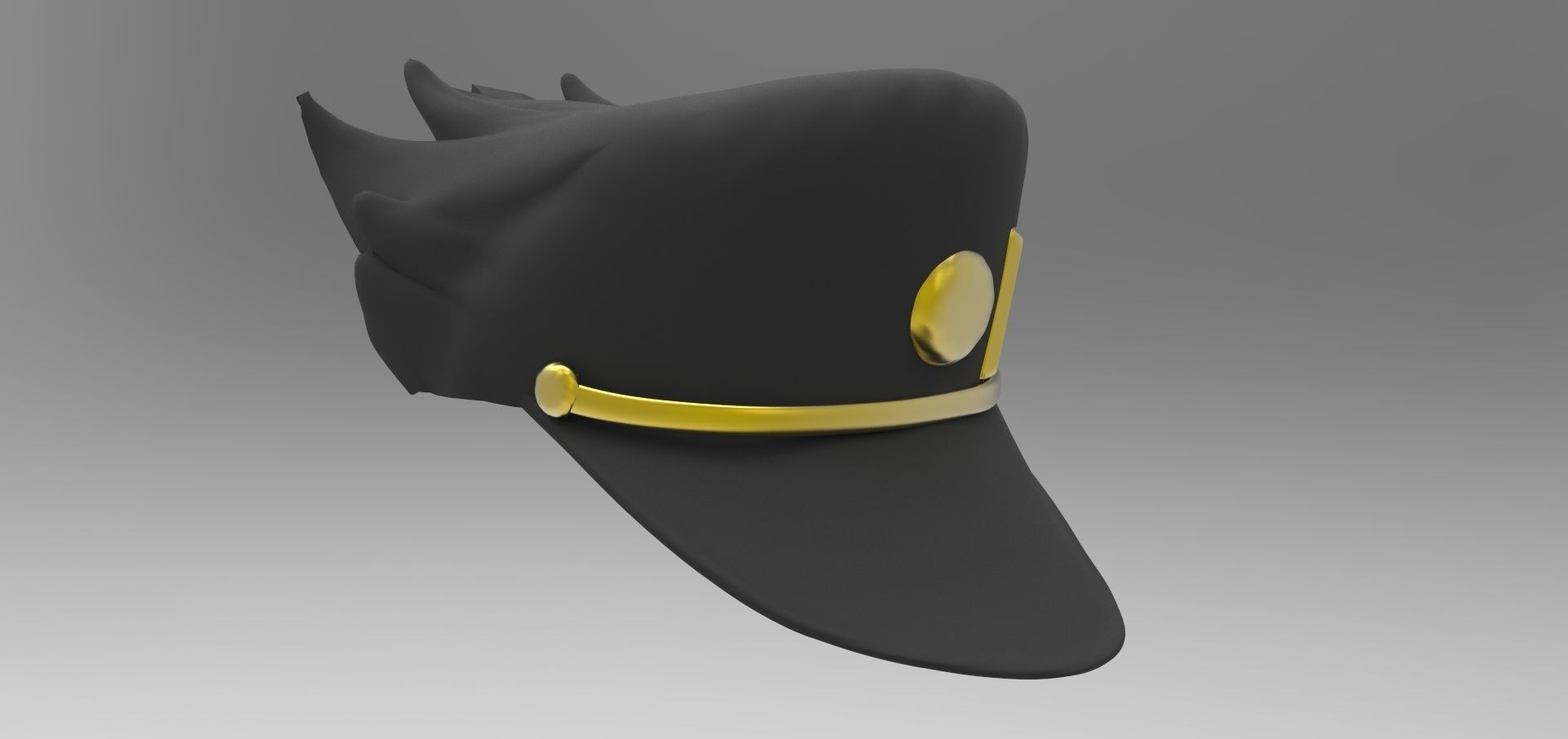 JOJO Jotaro Kujo COSPLAY Hat 3D model 3D printable | CGTrader