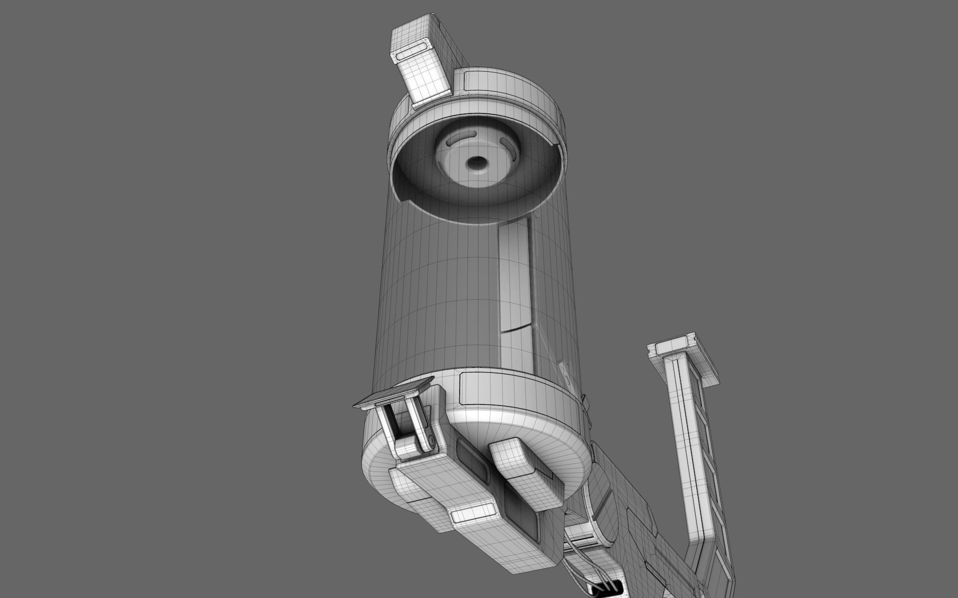 Sci Fi Lab Pod Tank 3D model | CGTrader