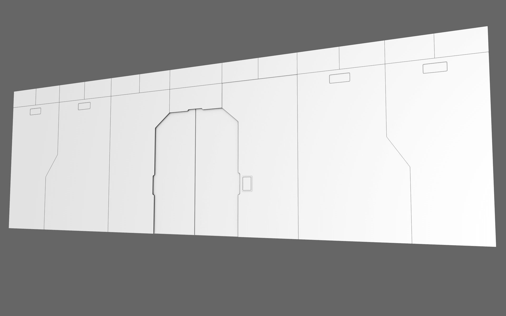 Sci Fi Lab Interior Modular 3D model | CGTrader