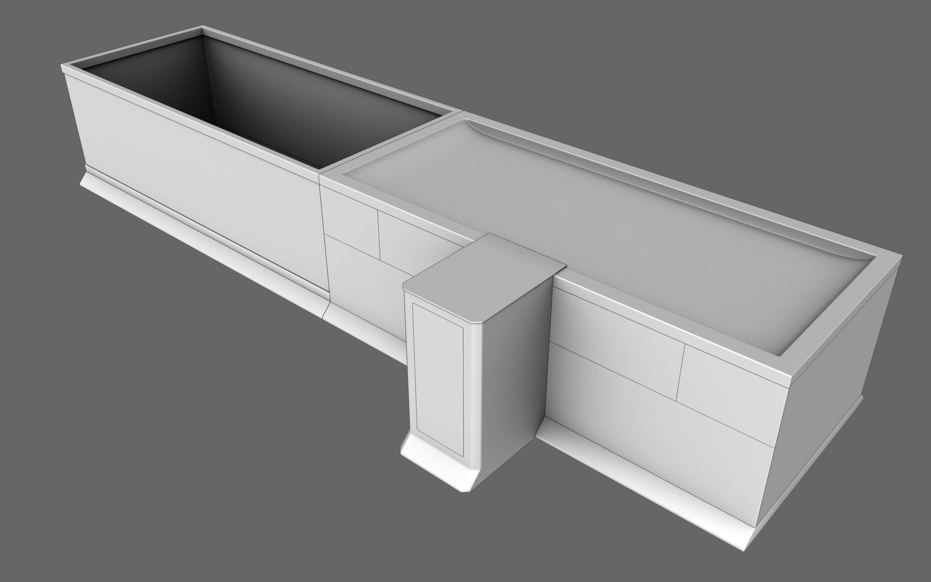 Sci Fi Lab Interior Modular 3D model | CGTrader