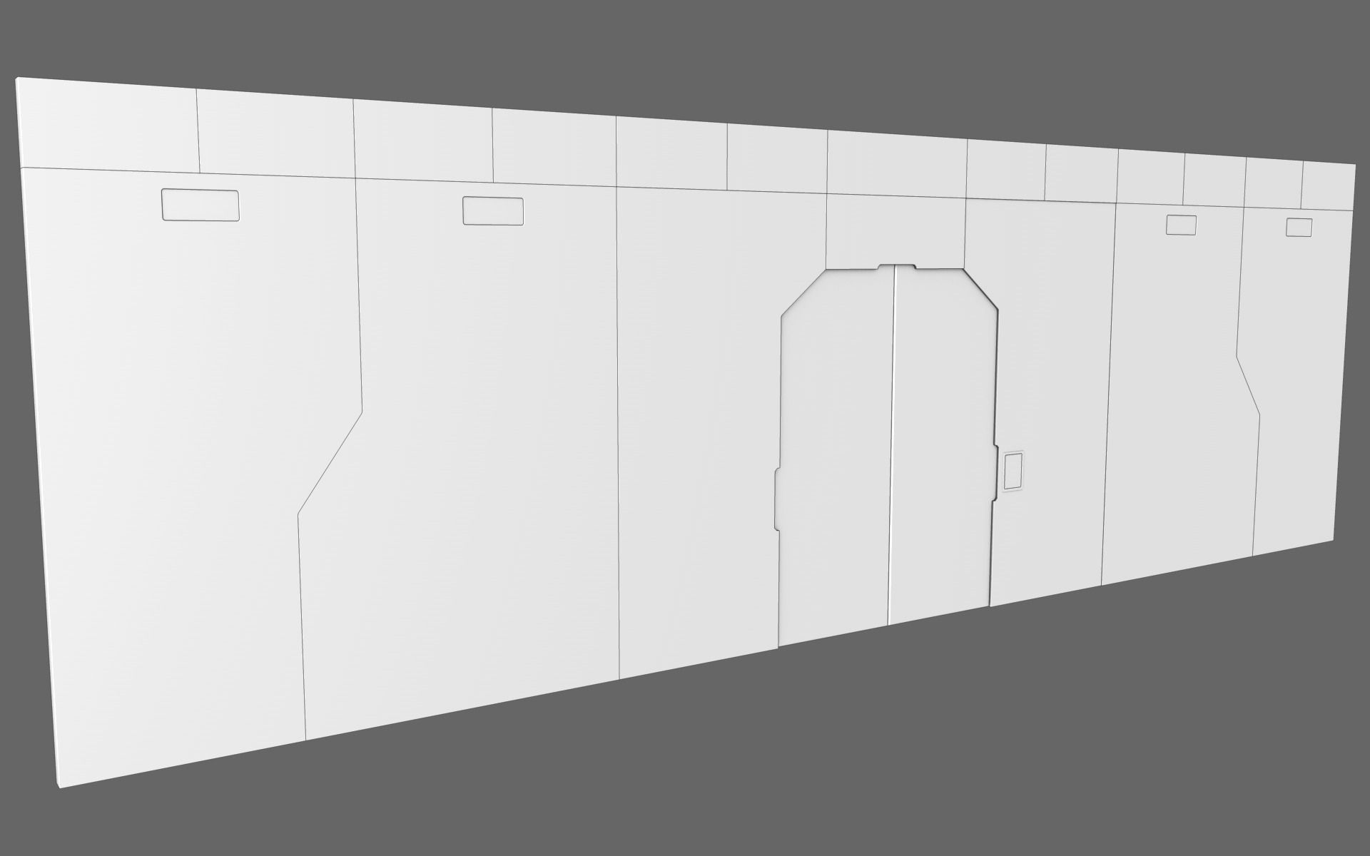 Sci Fi Lab Interior Modular 3D model | CGTrader