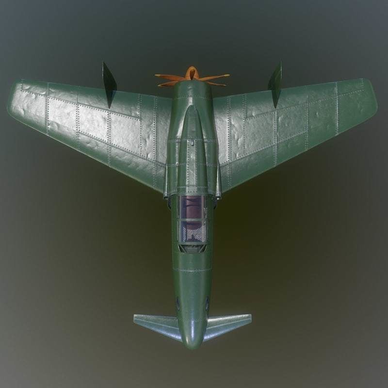 Canard Fighter Airplane 3D model | CGTrader