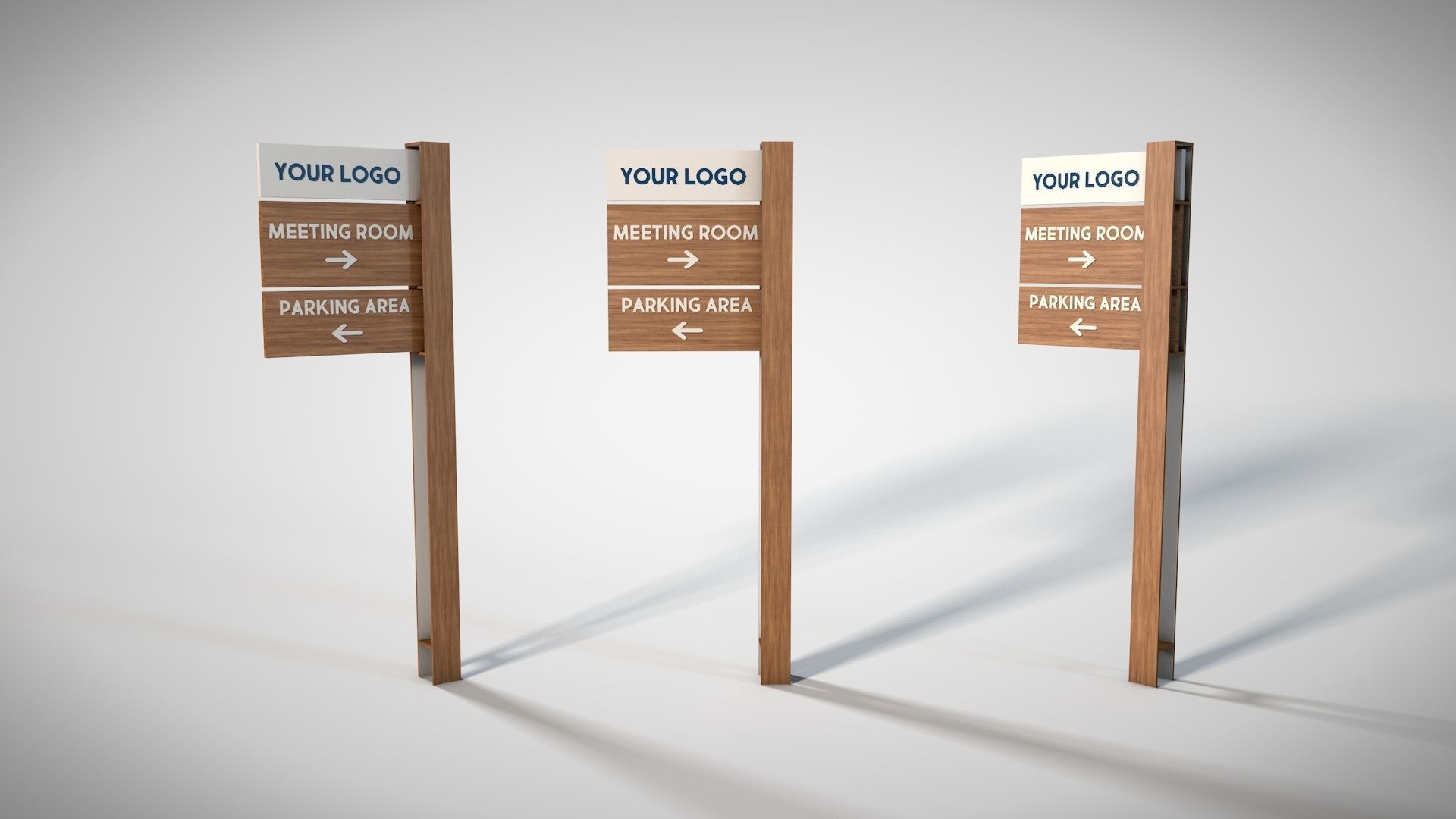 Event and Exhibition Stage - Signboard - Welcome Desk 3D model | CGTrader