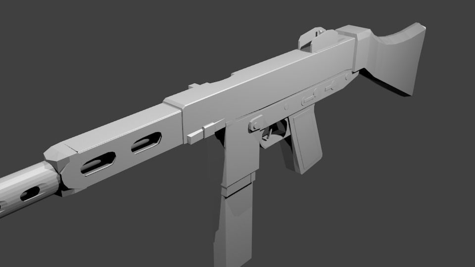 Hyde M1944 Carbine free VR / AR / low-poly 3D model | CGTrader