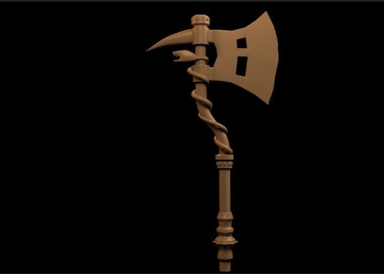 kuladhi axe free 3D model | CGTrader