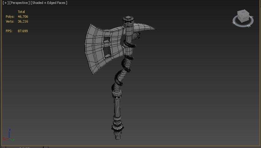 kuladhi axe free 3D model | CGTrader