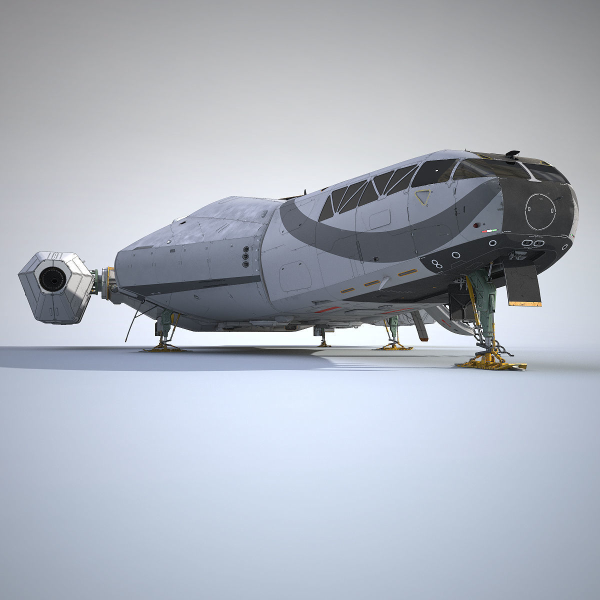 3D Sci-Fi Scout Spaceship 3D model | CGTrader