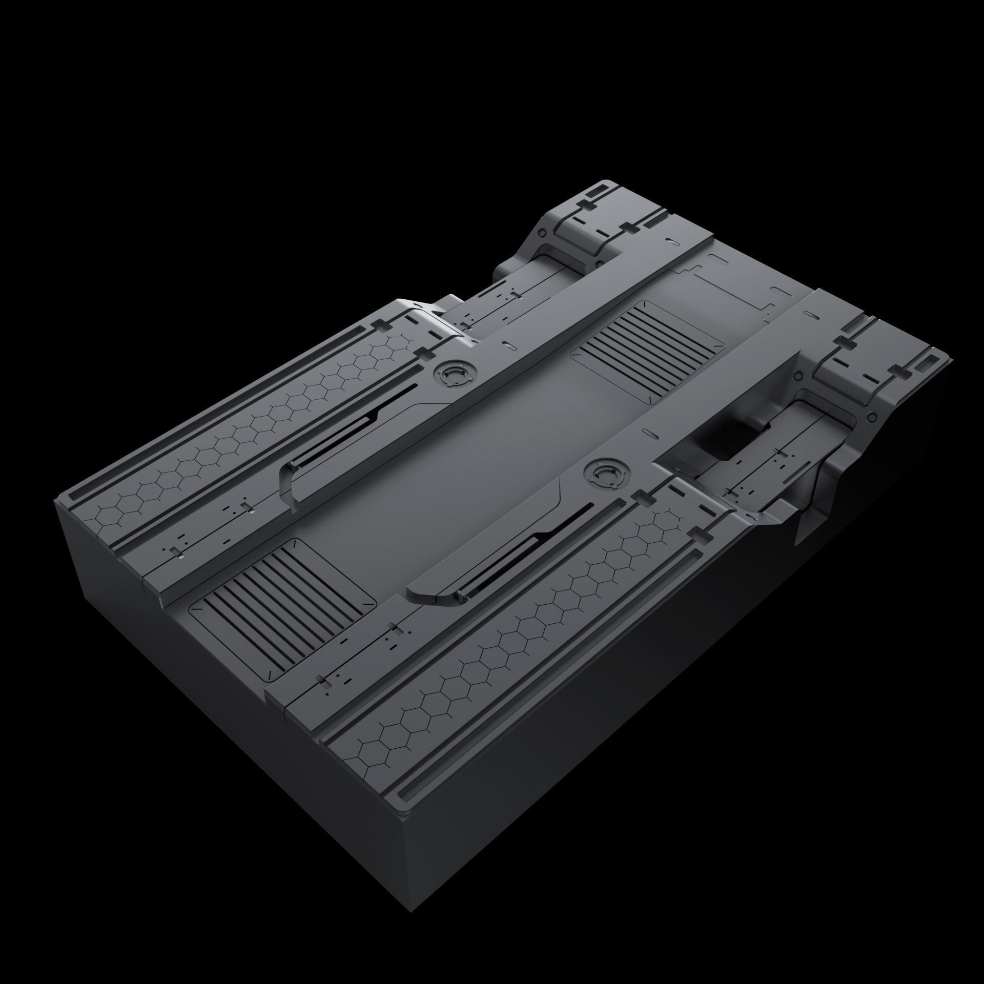 Sci-Fi Panels Volume 1 3D model | CGTrader