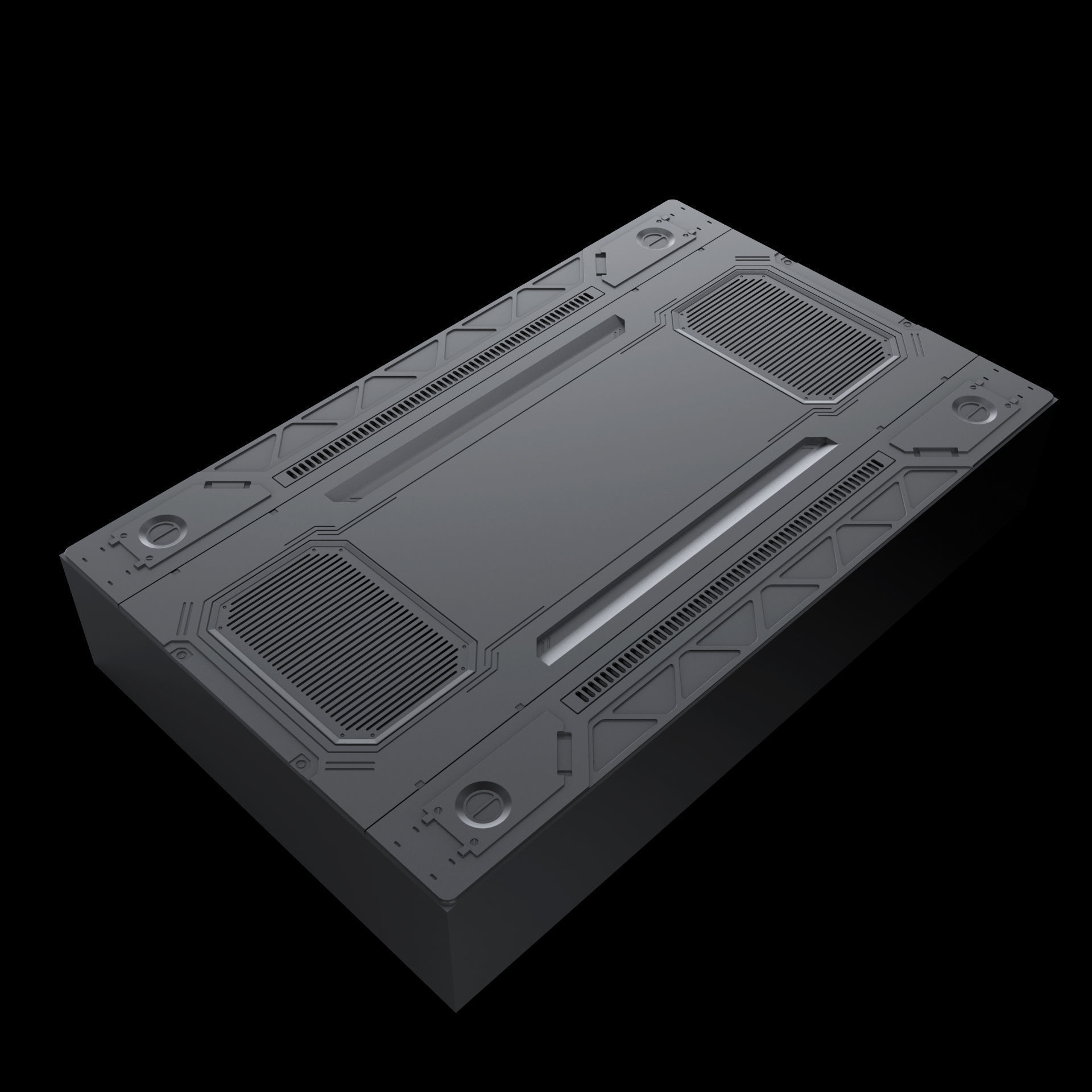 Sci-Fi Panels Volume 1 3D model | CGTrader