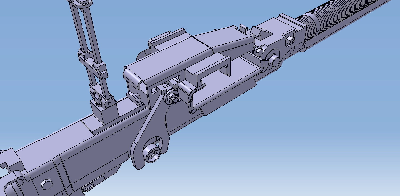 Machine Gun DShK DShKM 3D model | CGTrader