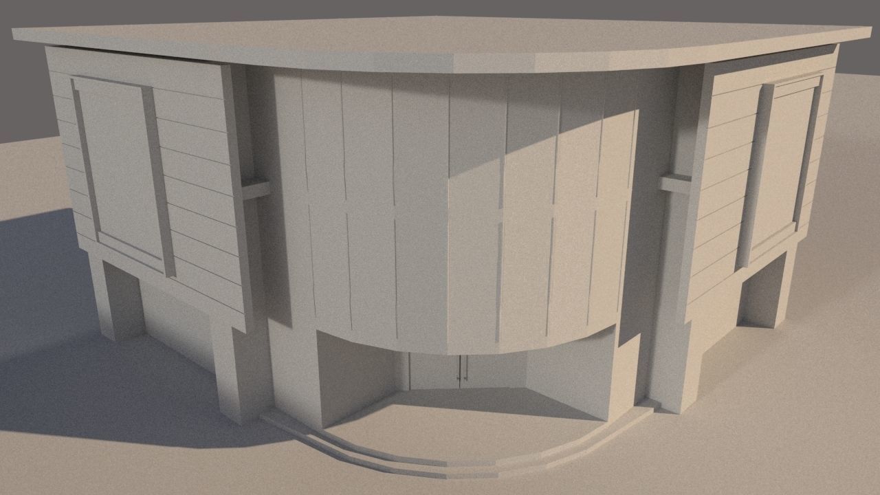 High Quality Corner Building 3D model | CGTrader
