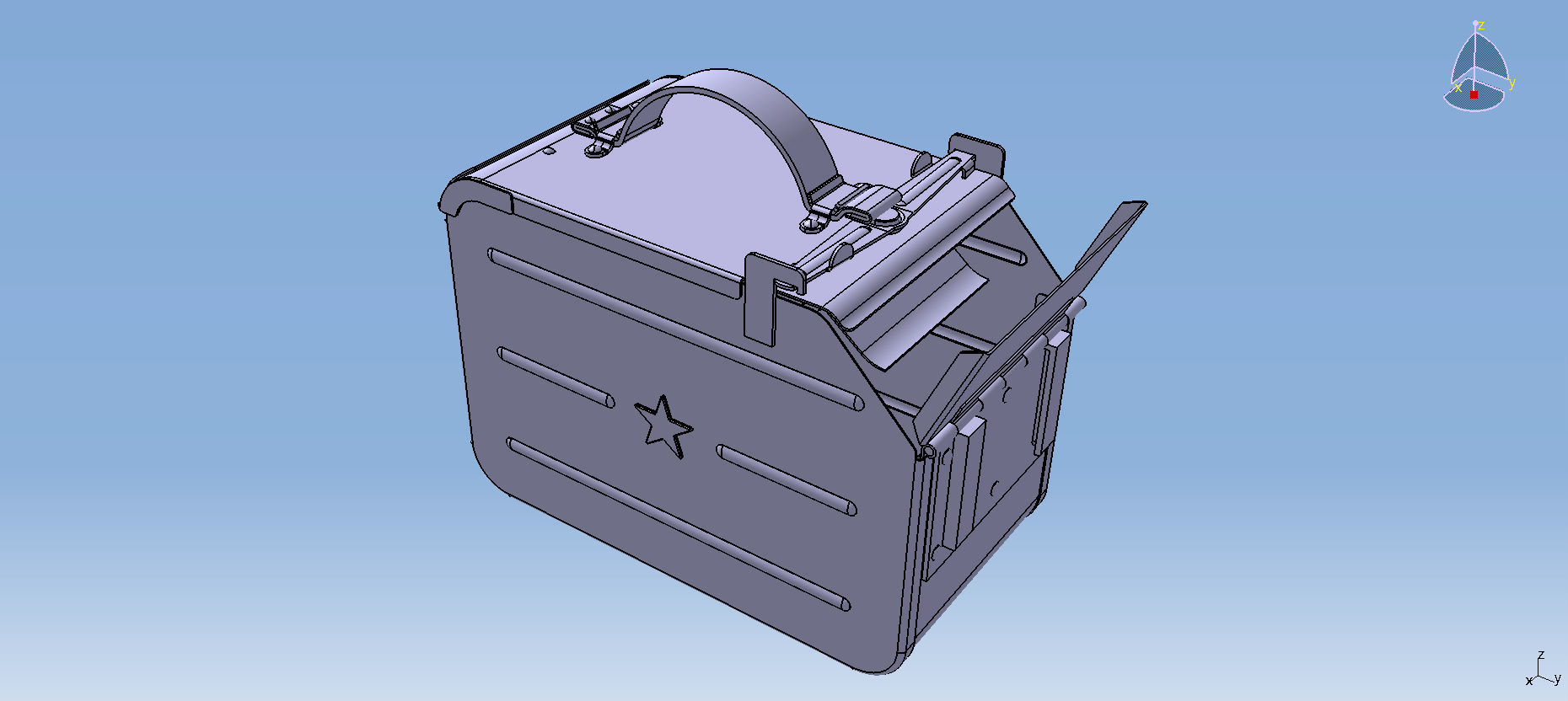Ammunition Box DShK DShKM NSVT NSV KORD 3D model | CGTrader