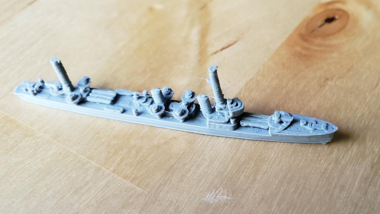 Japanese Mutsuki Class Destroyer Warship 3D model 3D printable | CGTrader