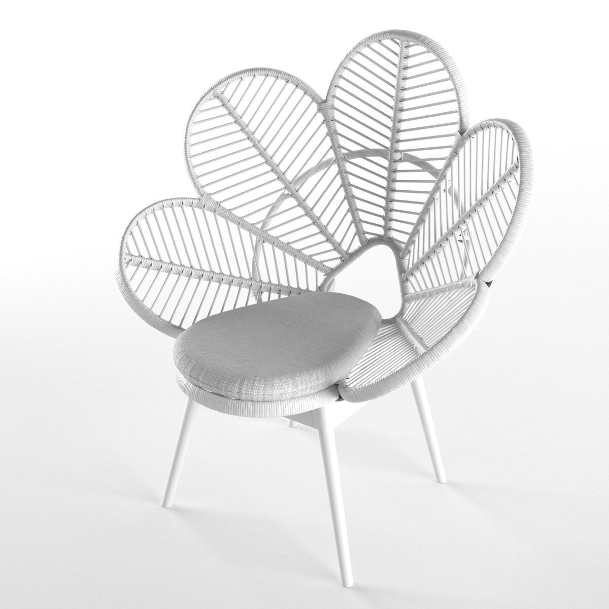 The Family Love Tree Love Chair Black White 3D model | CGTrader