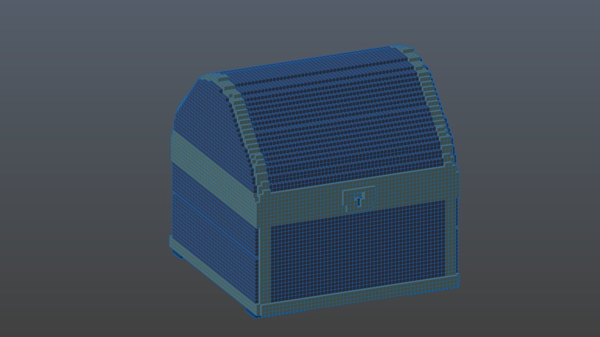 Chest voxel 3D model | CGTrader