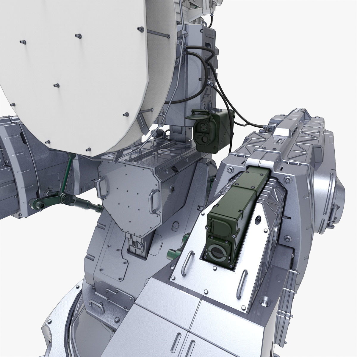 Sci-fi antiaircraft laser turret 3D model | CGTrader